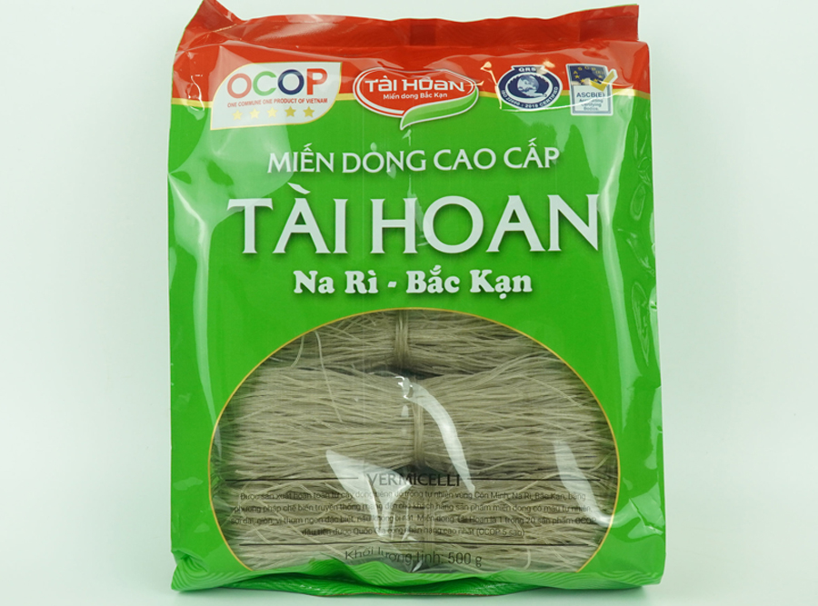 Miến dong tài hoan sợi nhỏ xuất khẩu 500g, bán Miến dong tài hoan sợi ...